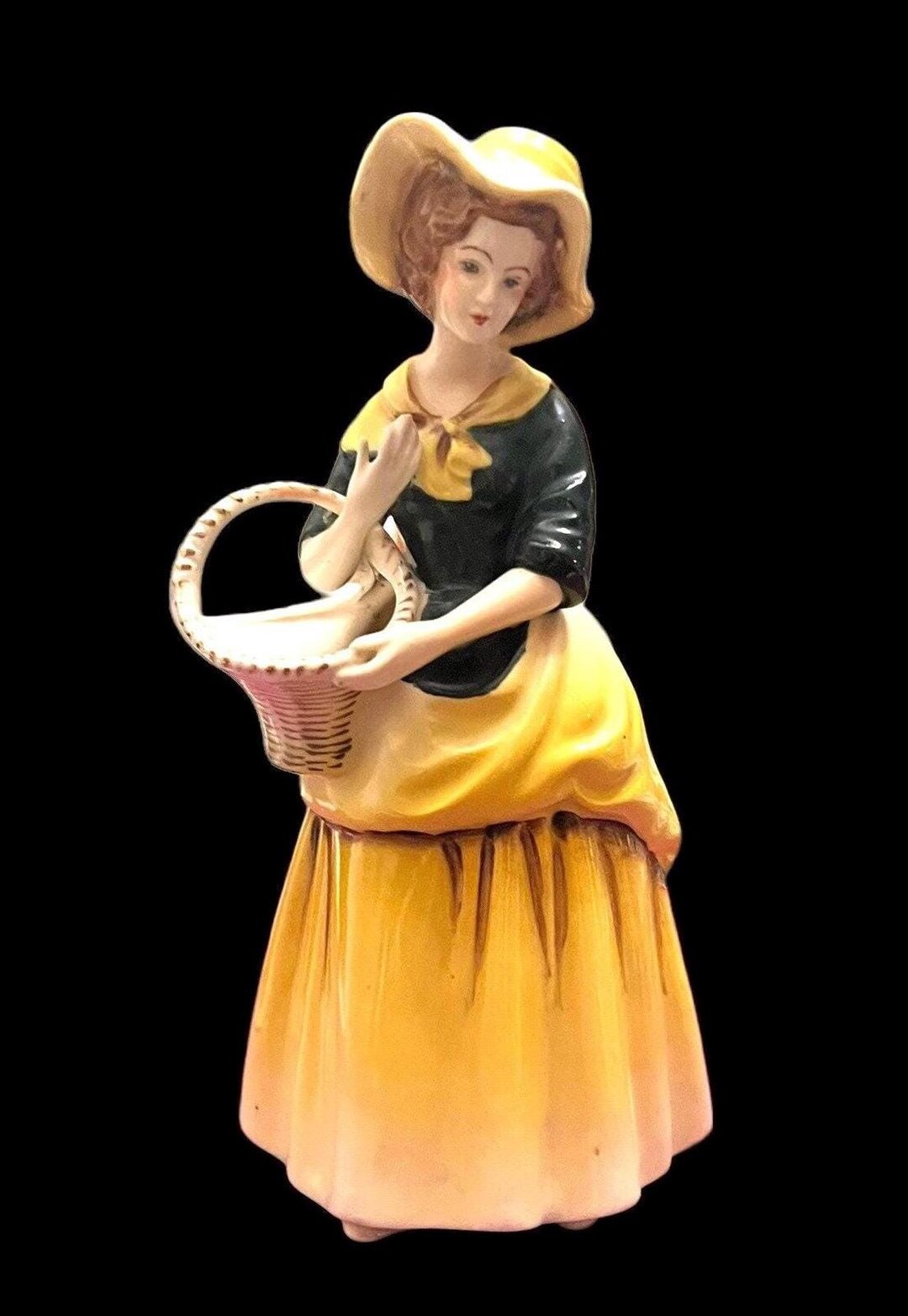 Vintage Lady Devon Figurine - Etsy