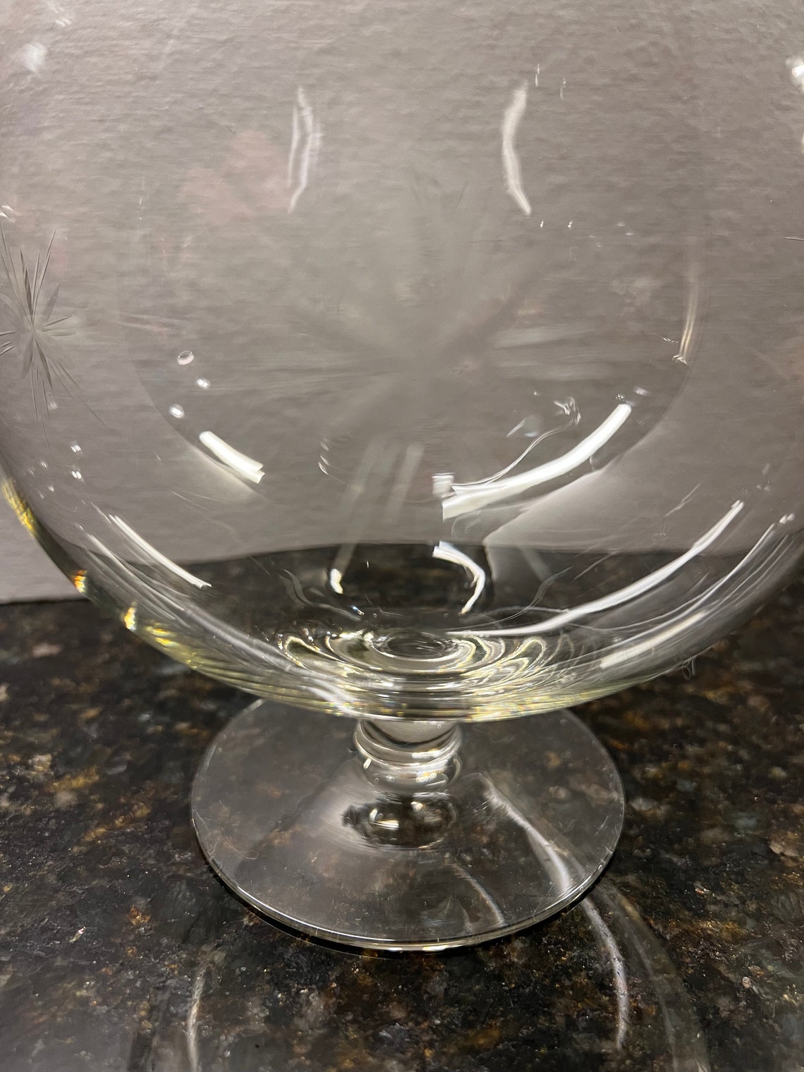 Mid Century Etched Star Brandy Pour Pitcher. - Etsy