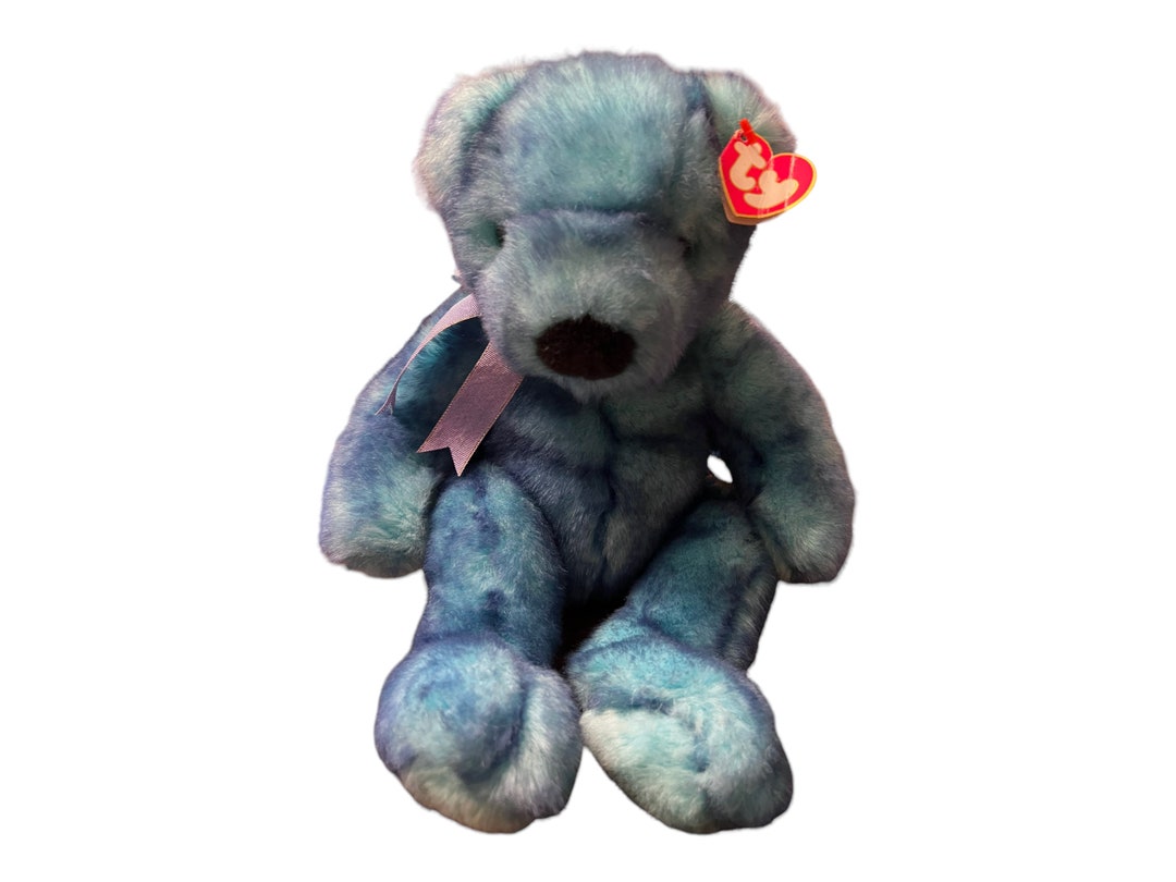 Vintage. 1990s TY Bluebeary the Bear - Etsy