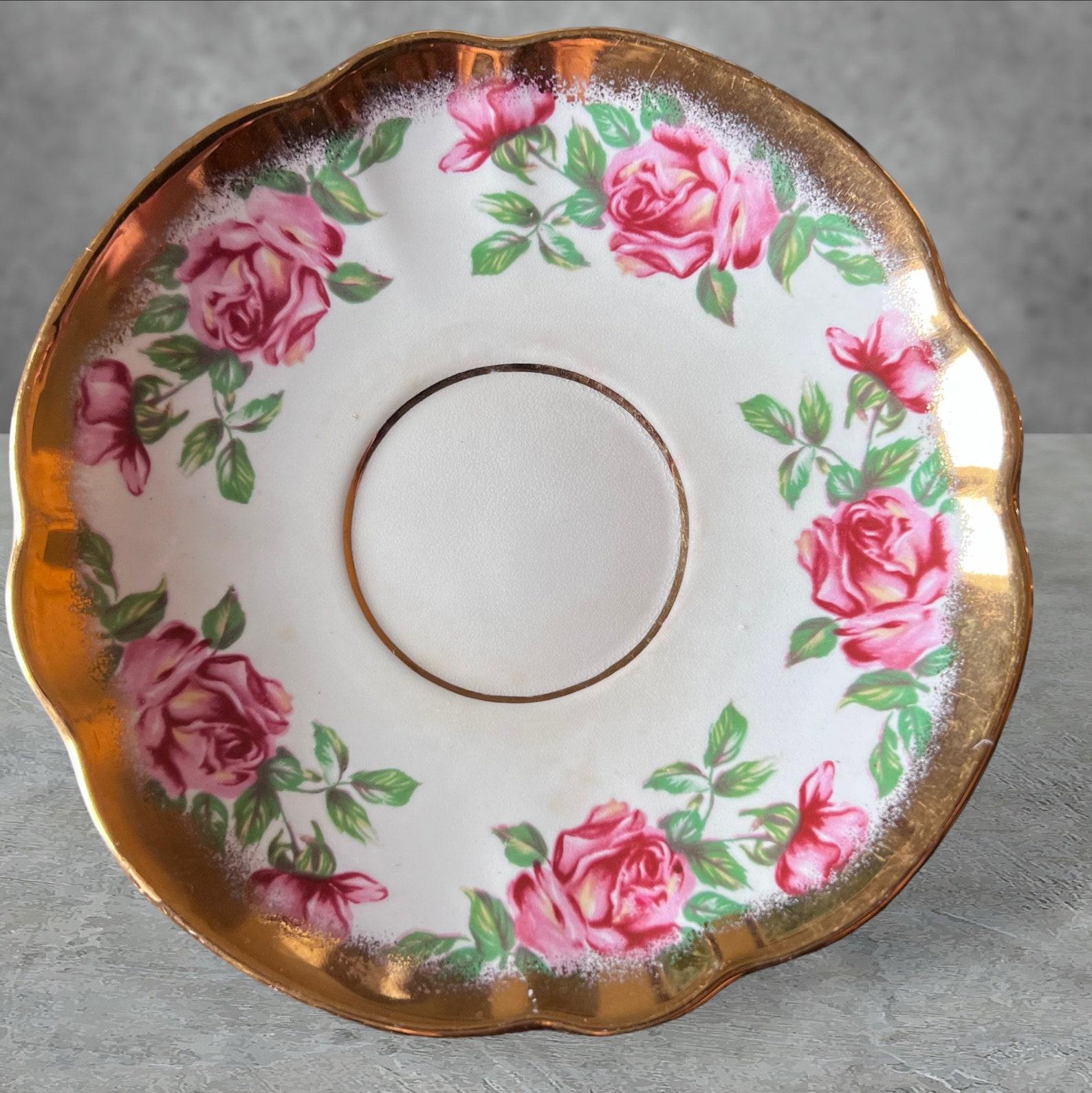 Set of Salisbury Roses China Tea Cup-saucer-lunch Plate. Made in ...
