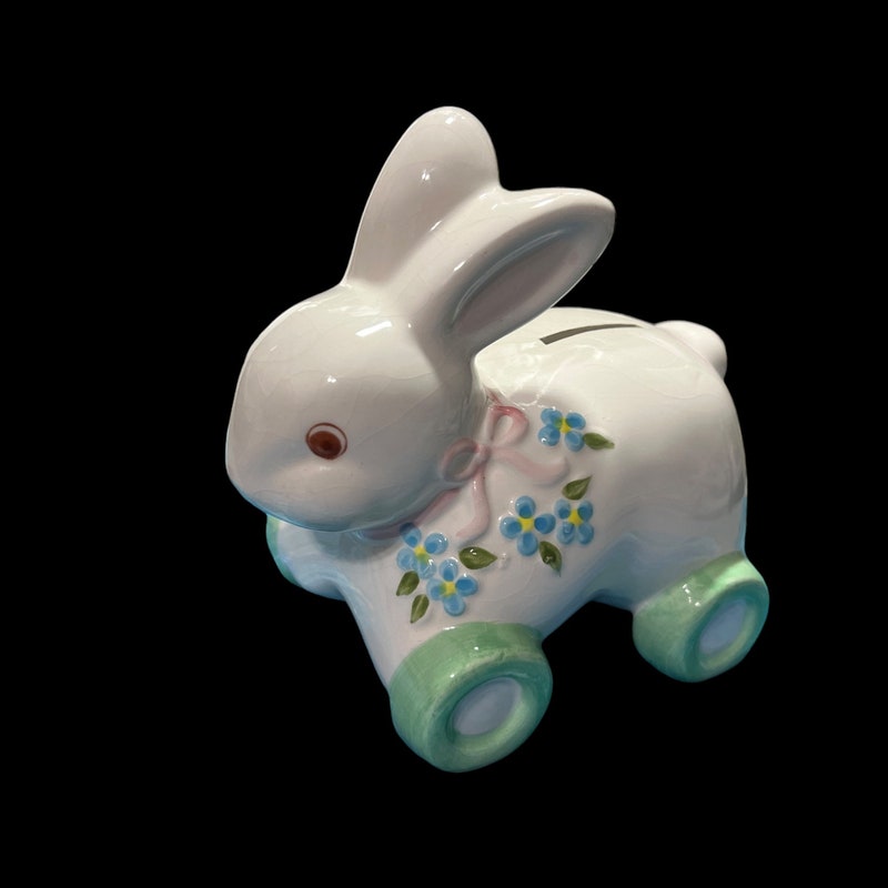 Bunny Piggy Bank - Etsy