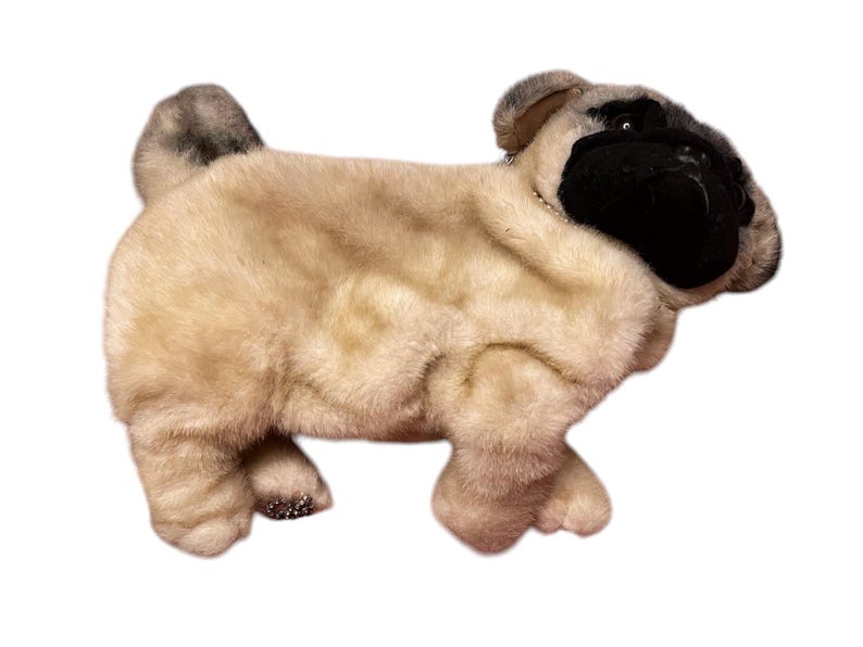 Fuzzy Nation Realistic Plush Pug Dog Purse. - Etsy