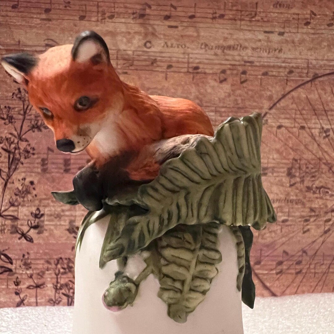 Baby Animal Series Peter Barrett 1983 Baby Fox 3 1/2 Tall Fine ...