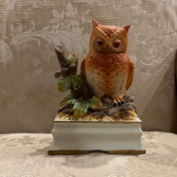 Owl Music Box - Etsy