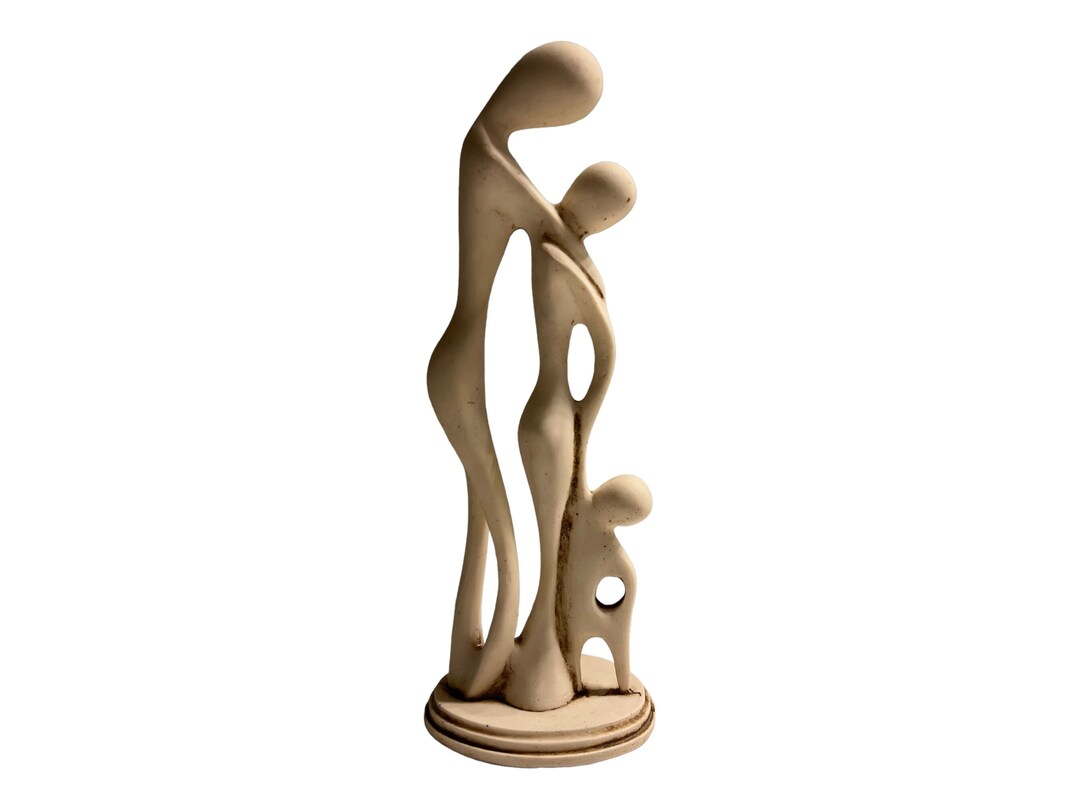 Abstract Stone Family Figurine Statue - Etsy