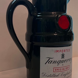 Tanqueray Distilled English Gin Ceramic Pitcher 1960’s. - Etsy