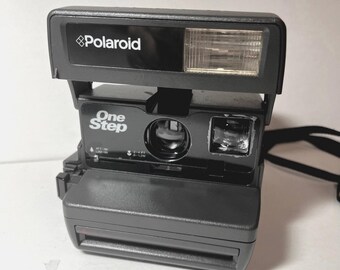 Vintage Polaroid One Step Instant Land Camera With Rainbow Stripe With ...