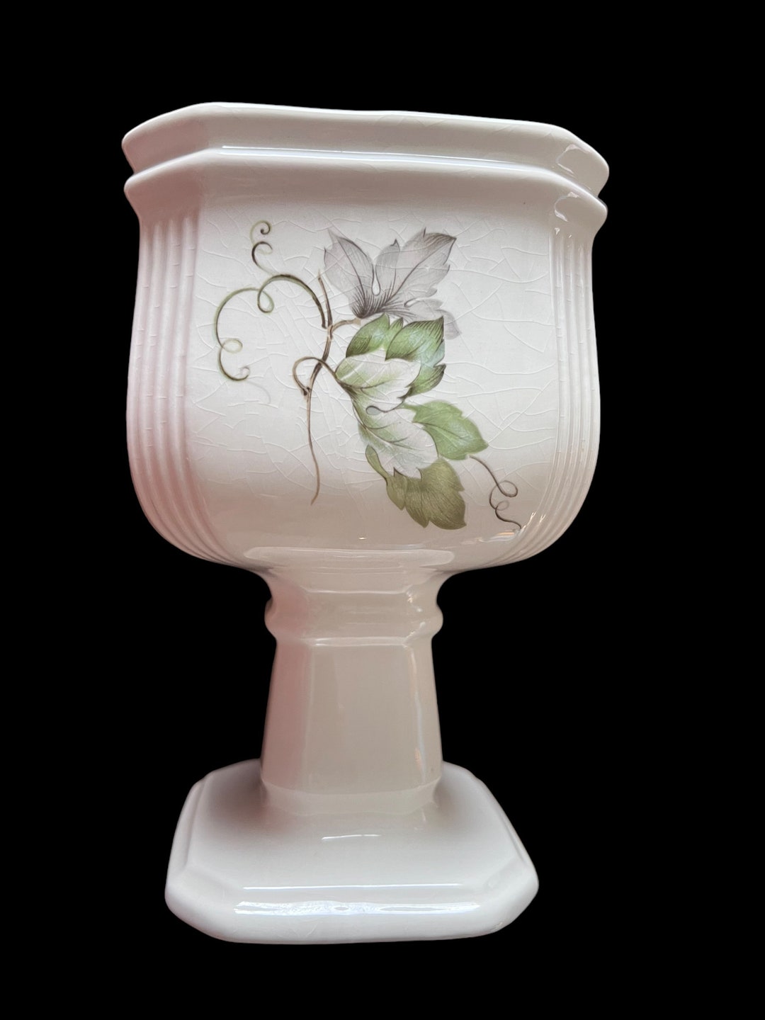 Royal Winton Pottery Pedestal Vase Ironstone England - Etsy