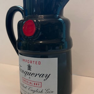 Tanqueray Distilled English Gin Ceramic Pitcher 1960’s. - Etsy
