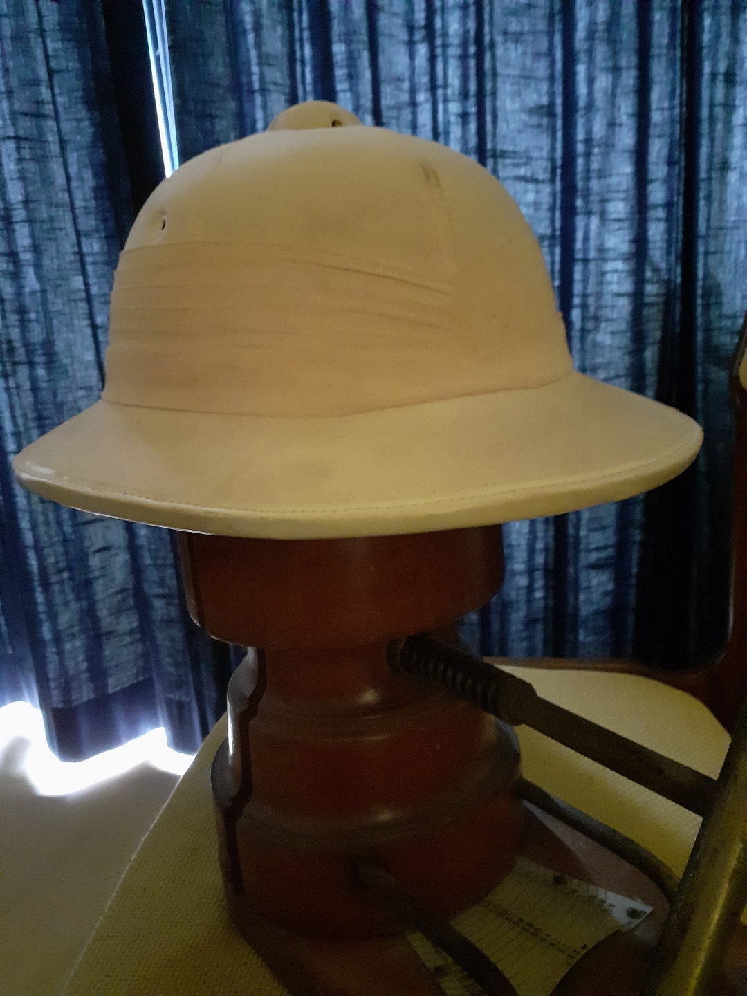 Vintage Pith Helmet Beige/sand 57cm - Etsy