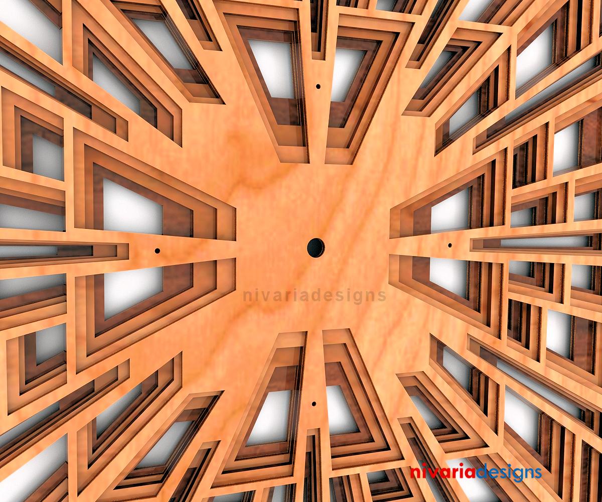 Parametric Laser Cut Clock - Laser Cut Files - DXF Files - Multilayered ...