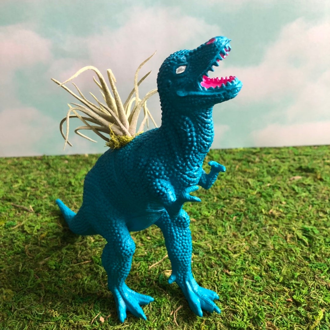 Tyrannosaurus Rex T-rex Desktop Accessory Blue and Magenta - Etsy