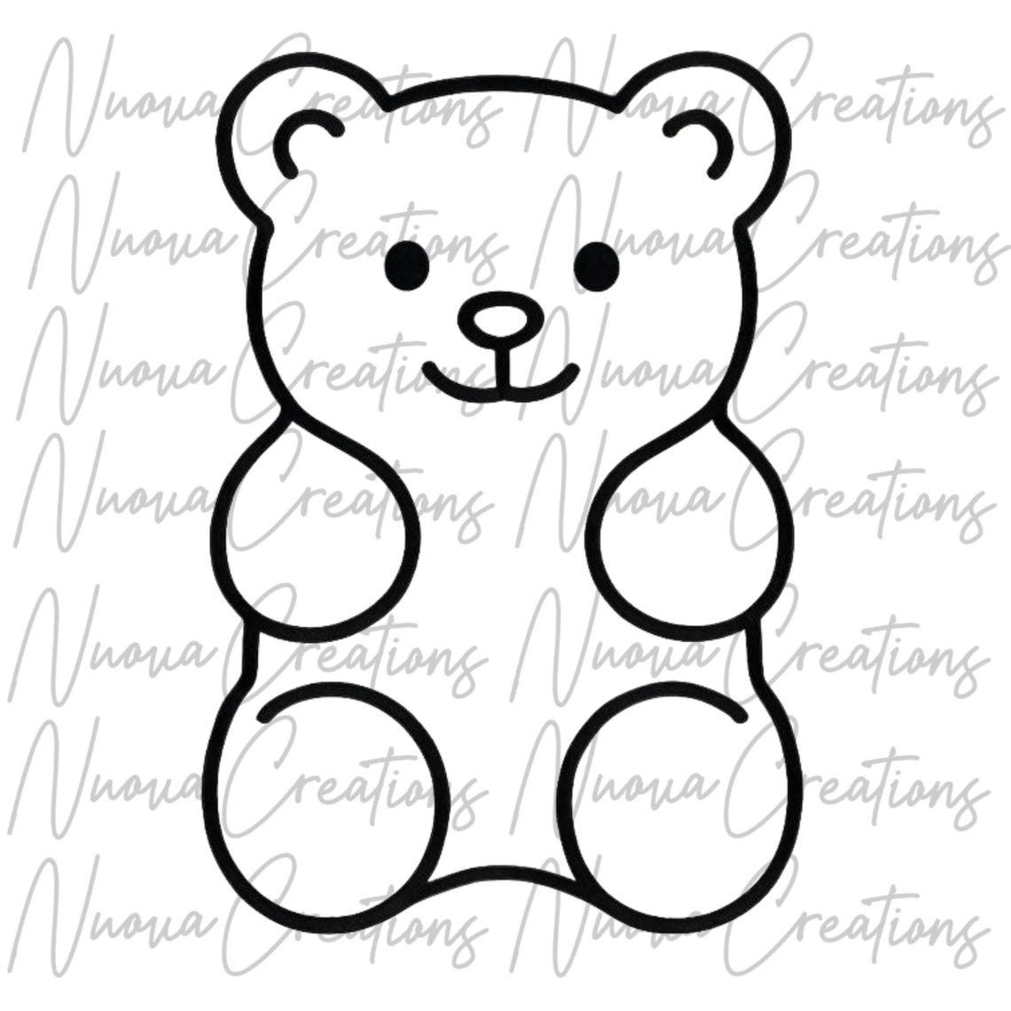 Gummy Bear SVG, Digital Download, Cut Files, Candy Svg - Etsy