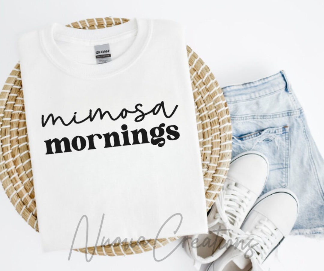 Mimosa Mornings SVG Cut File: Brunch Design (digital Download) - Etsy