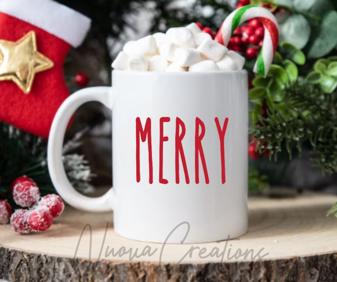 Merry Skinny Font SVG | Cut File | Digital Download | Christmas Svg - Etsy