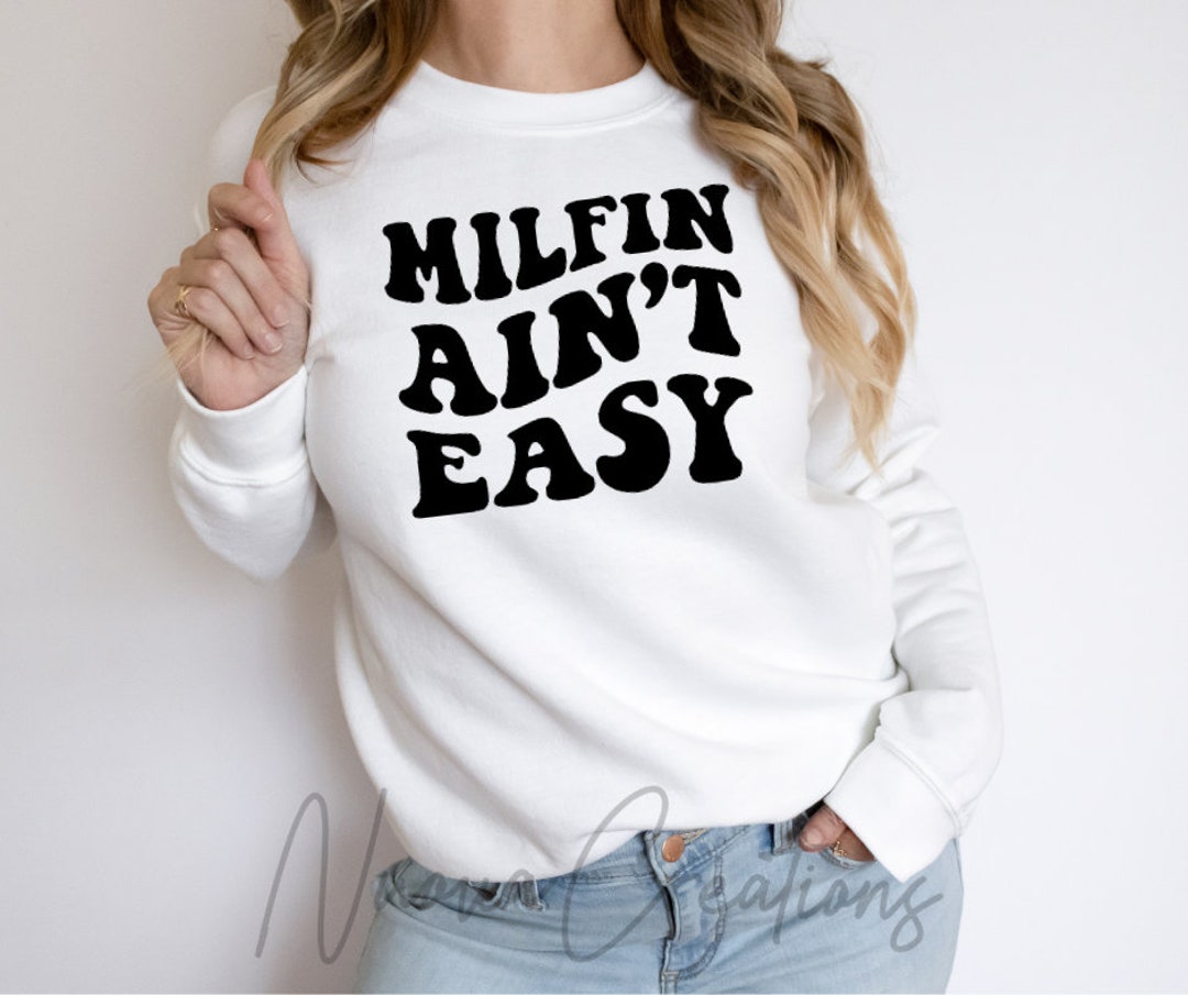 Milfin Ain't Easy SVG: Retro Mom Cut File (digital Download) - Etsy