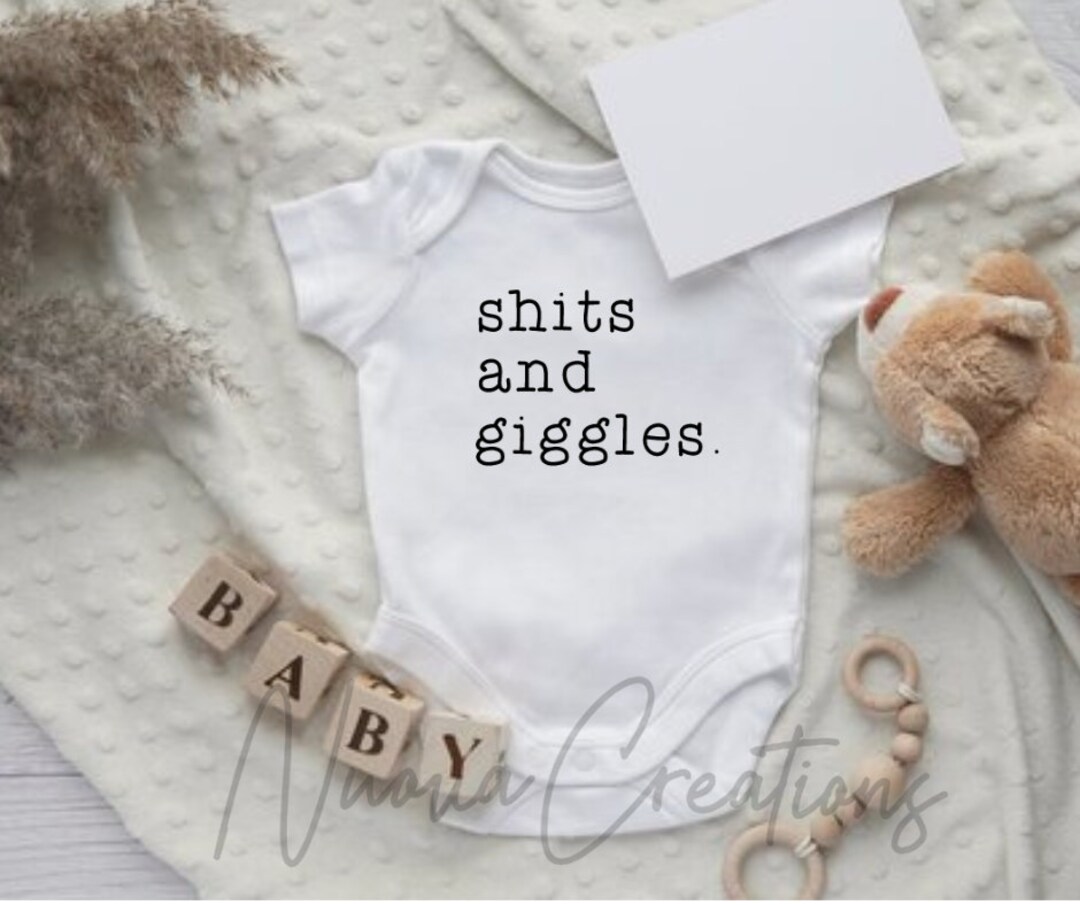 Shits and Giggles SVG Cut File Digital Download Baby Svg New Baby Svg ...