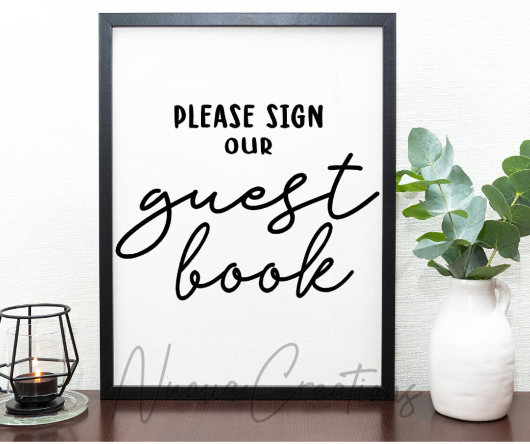 Guest Book SVG | Cut File | Digital Download | Trending | Wedding Svg ...