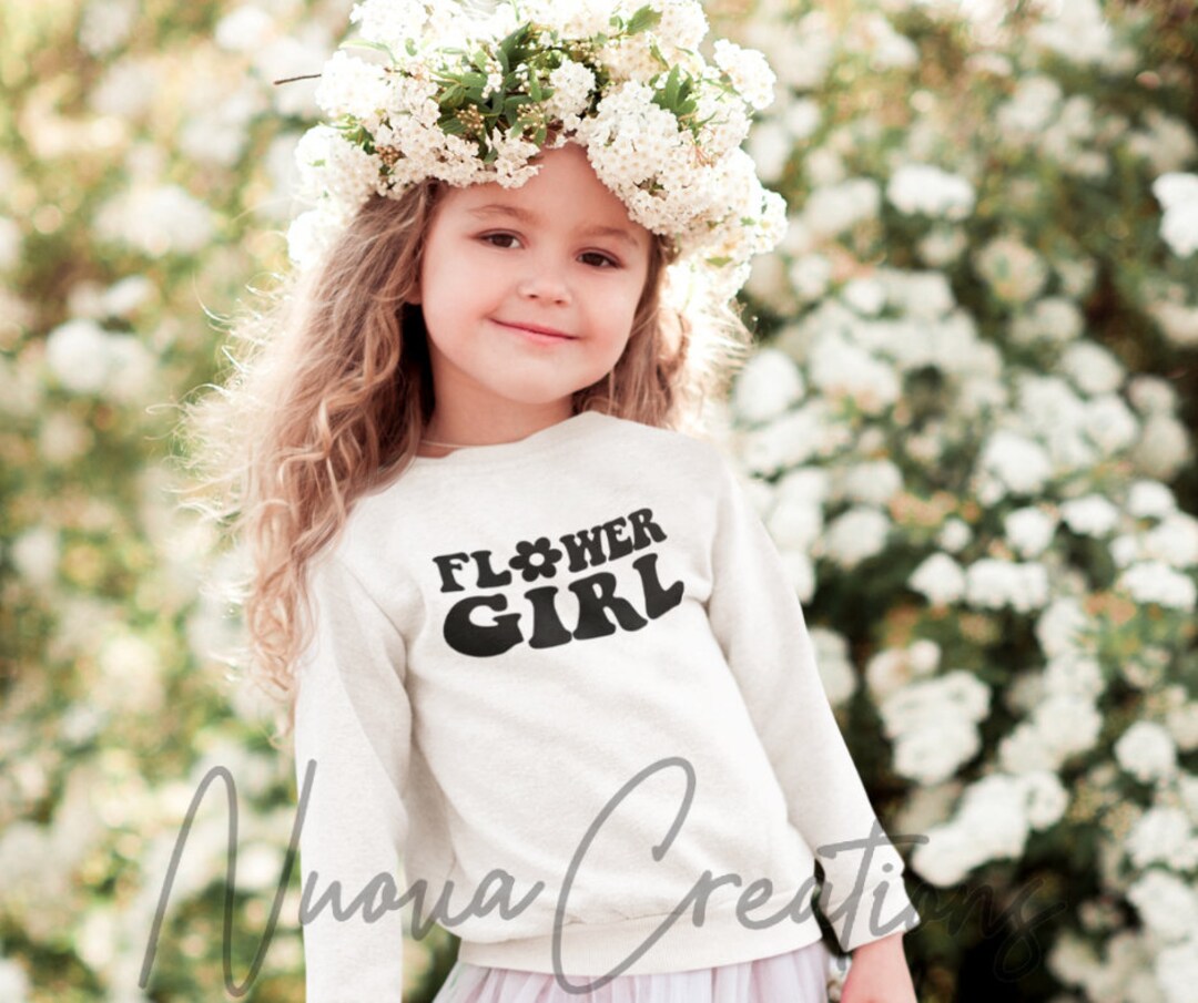Retro Flower Girl SVG Cut File: Wedding Design (digital Download) - Etsy