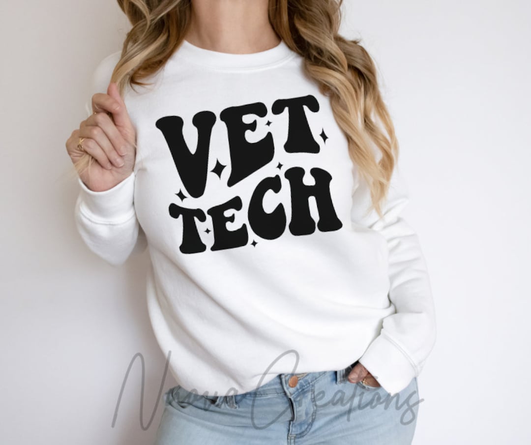 Vet Tech SVG: Retro Cut File (digital Download) - Etsy