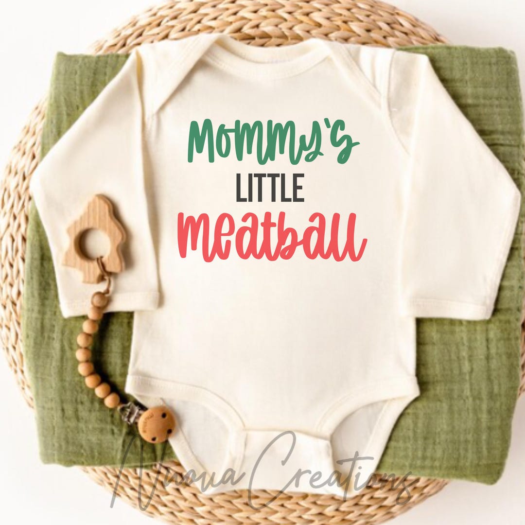 Mommy's Little Meatball SVG, Digital Files, Cut Files, Italian Svg ...