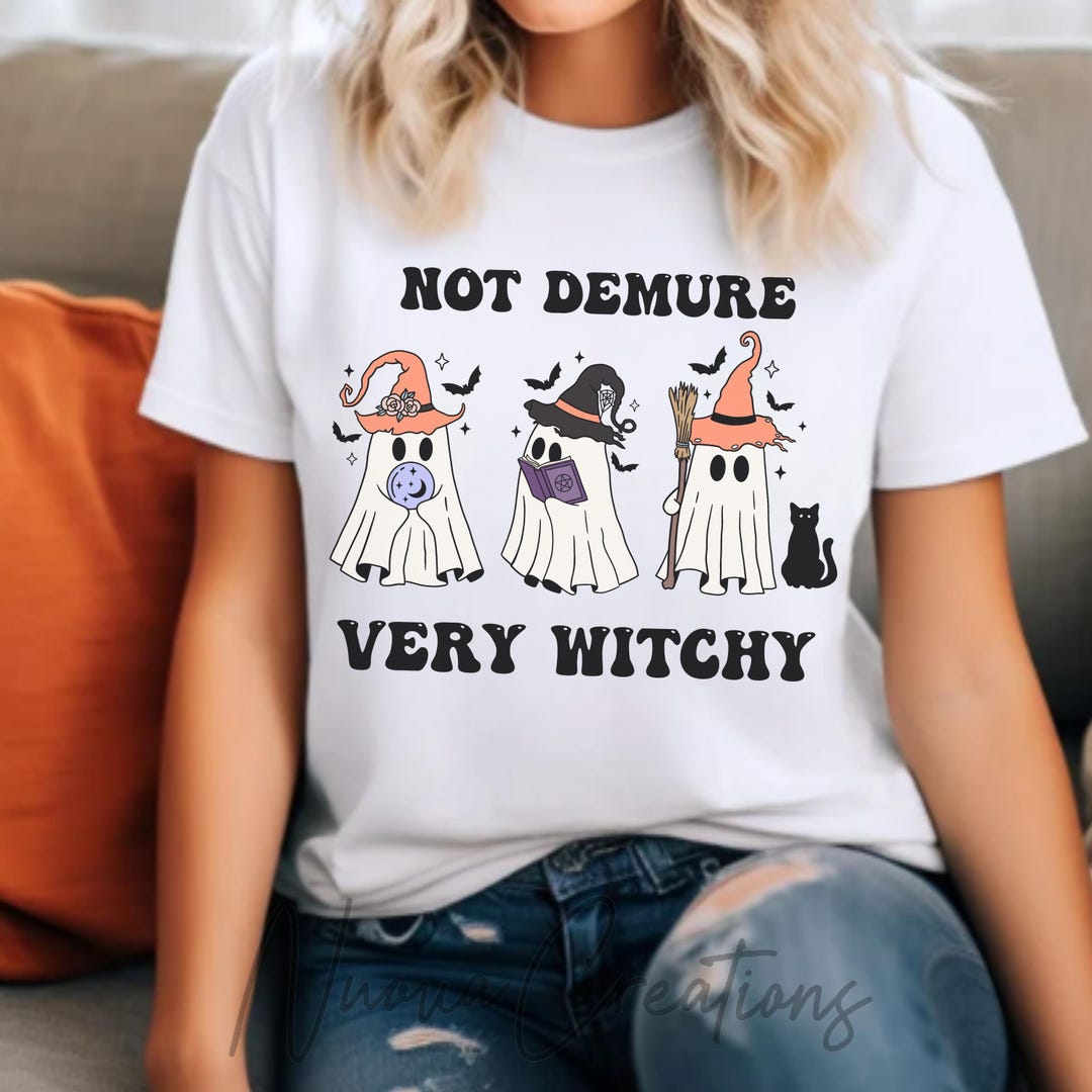 Not Demure Very Witchy PNG - Etsy
