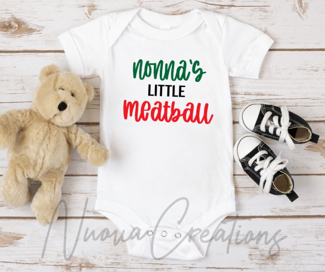 Nonna's Little Meatball SVG Cut File Digital Download Trending Italian ...