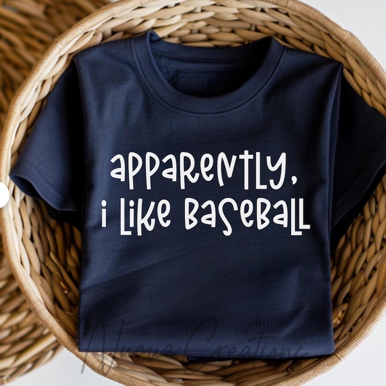 Funny Baseball SVG: Apparently I Like Baseball - Cut Files (digital ...