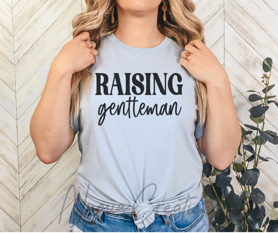 Raising Gentleman SVG: Boy Mom Cut File (digital Download) - Etsy