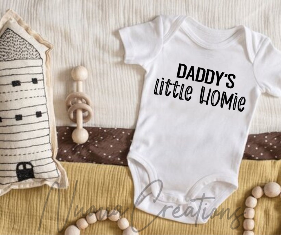Daddy's Little Homie SVG: Baby Cut File (digital Download) - Etsy