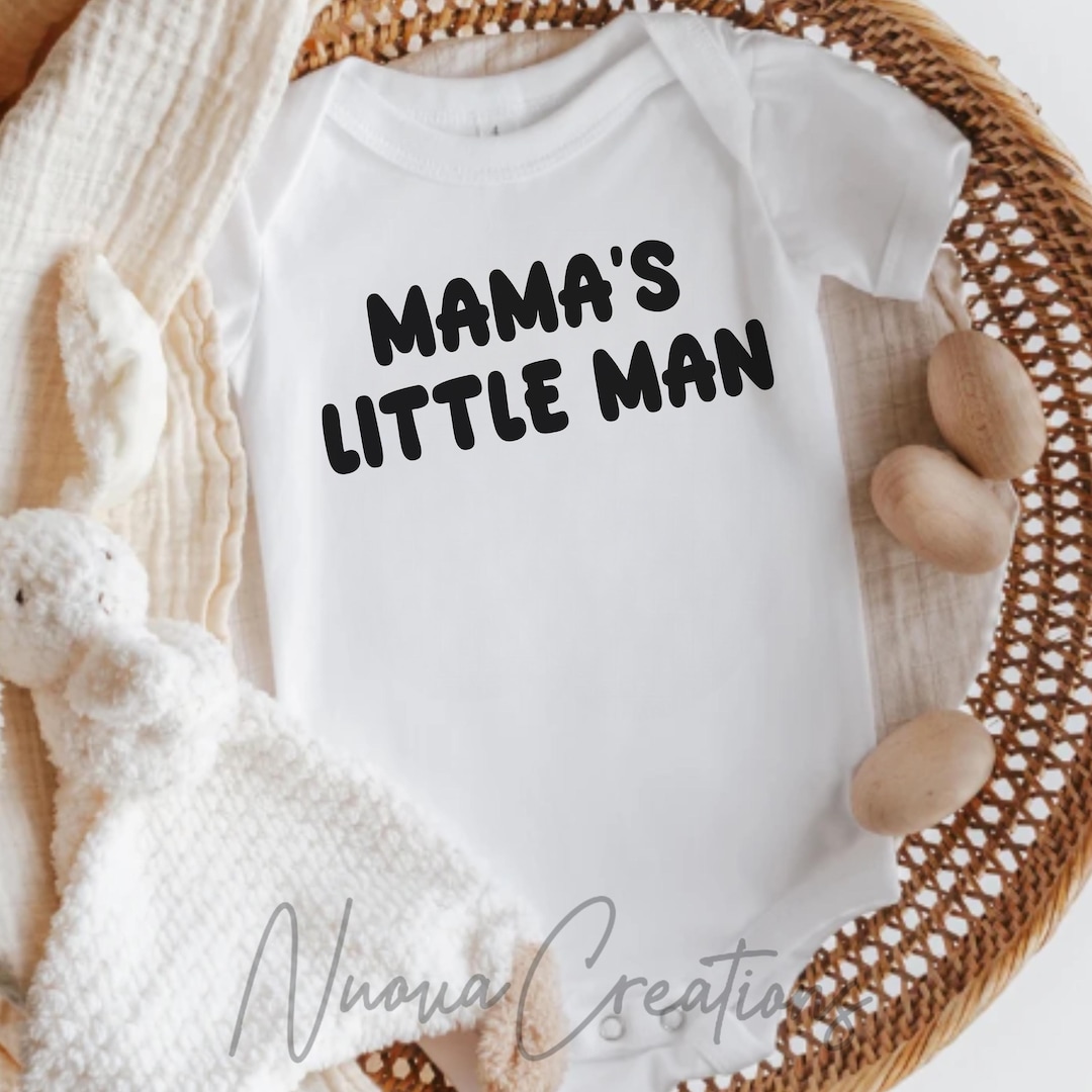 Mama's Little Man SVG: Baby Boy Cut File (digital Download) - Etsy