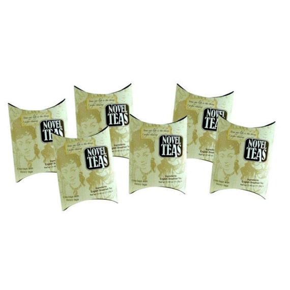 6 Pack of Novel Tea Pouches Each Pouch Contains 5 Teabags - Etsy