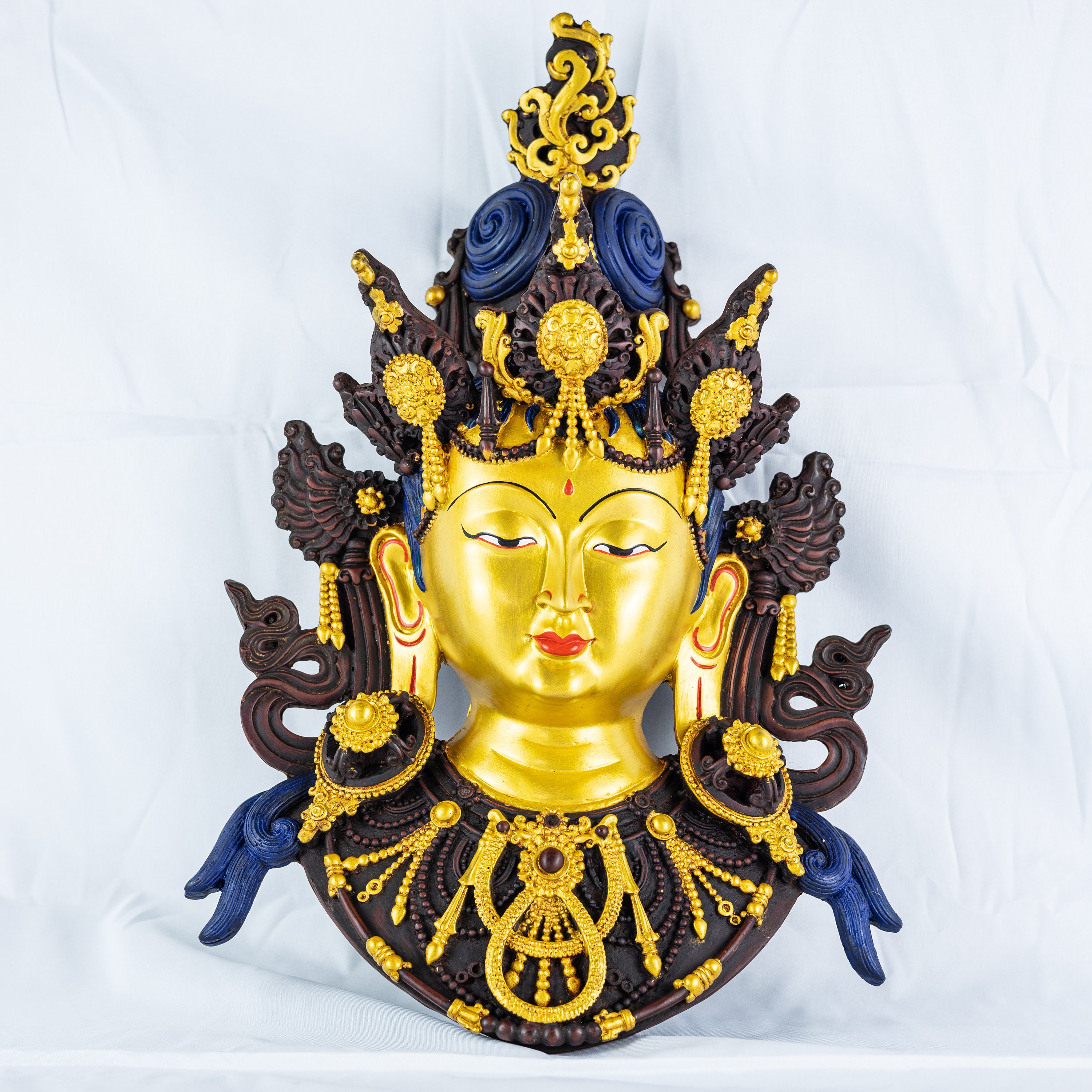 Large Golden Tara Buddhist Deity Hard Resin Wall Hanging | Etsy