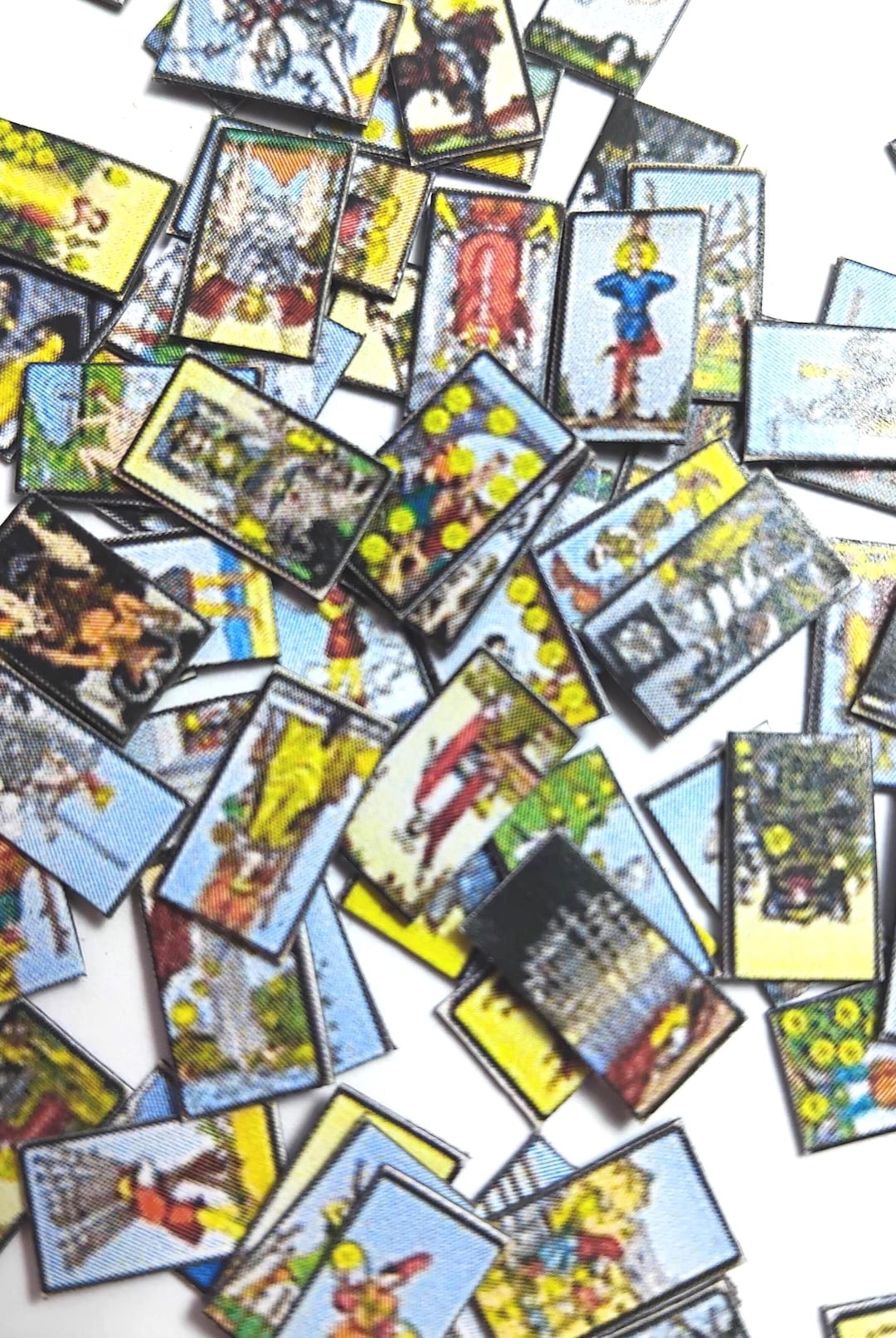 Miniature Tarot Cards, 78 Card Deck, 12th Scale Dollhouse - Etsy