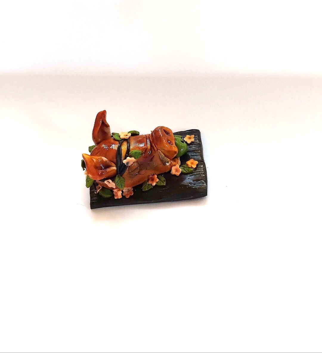 Handcrafted Tudor Banquet Accessories, Roast Wild Boar on Faux Wood ...