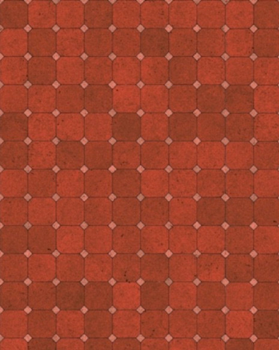 Instant Download Terracotta Floor / Wall Tiles Wallpaper A4 PDF Sheet ...