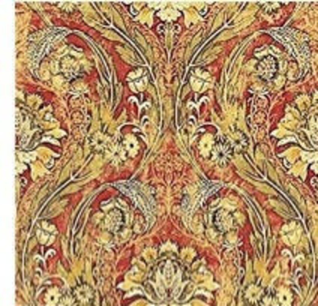 William Morris Wallpaper Jpeg and PDF Sheet Shown in 12th 24th and 48th ...