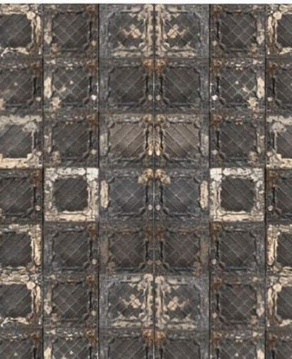 Instant Download Distressed Victorian Tiles wallpaper A4 PDF | Etsy