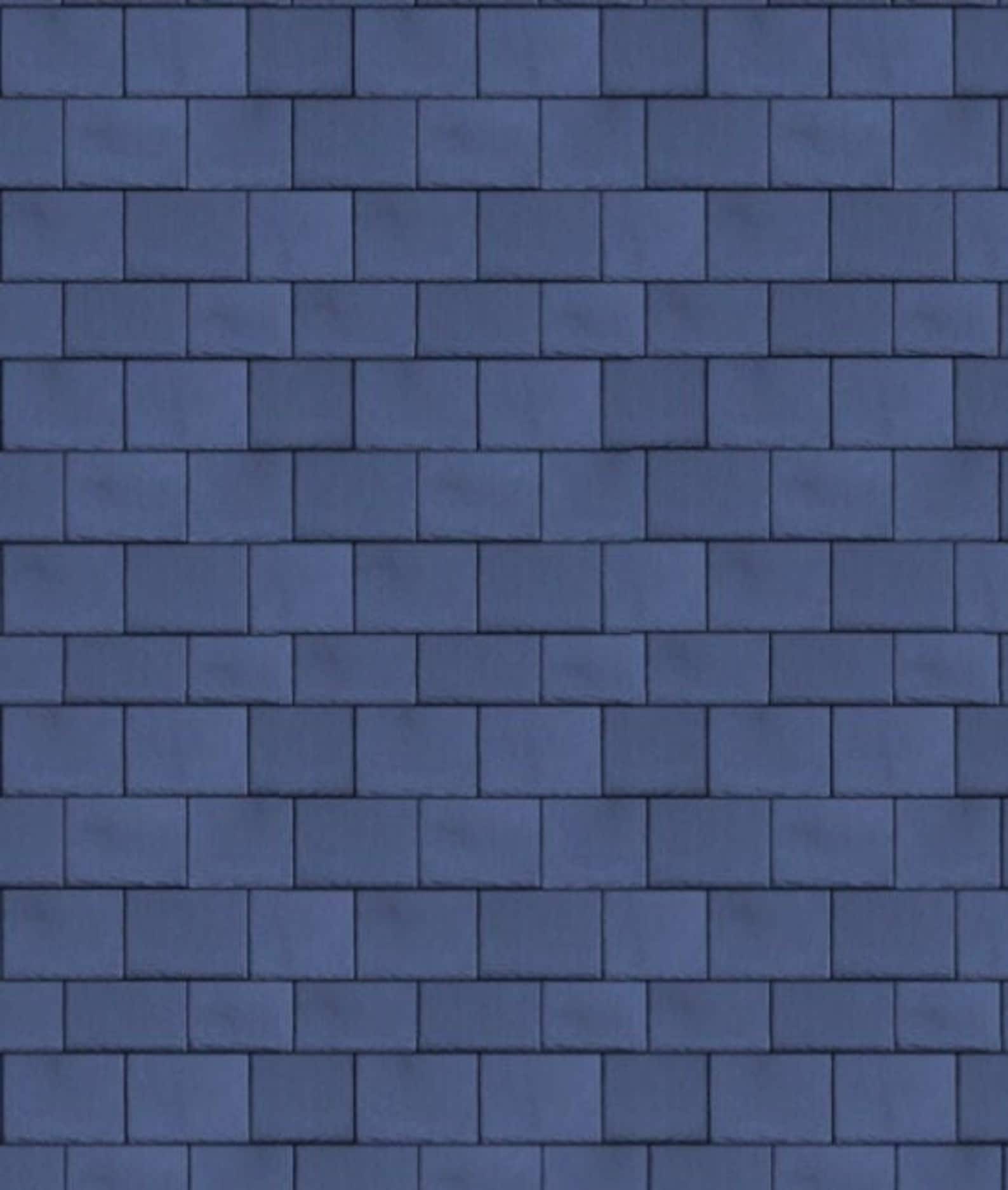 Instant Download Blue Slate Roof Tiles Wallpaper A4 PDF Sheet - Etsy UK