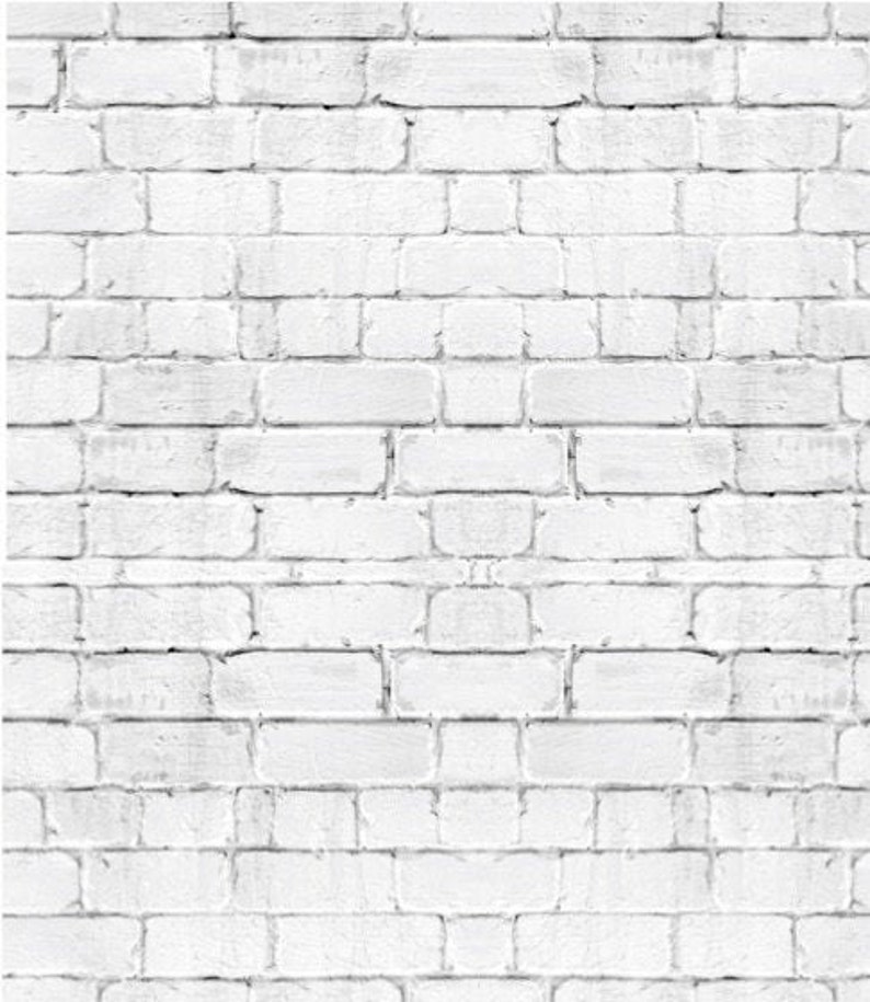 Instant Download White Brick Style Wallpaper A4 PDF Sheet 12th - Etsy