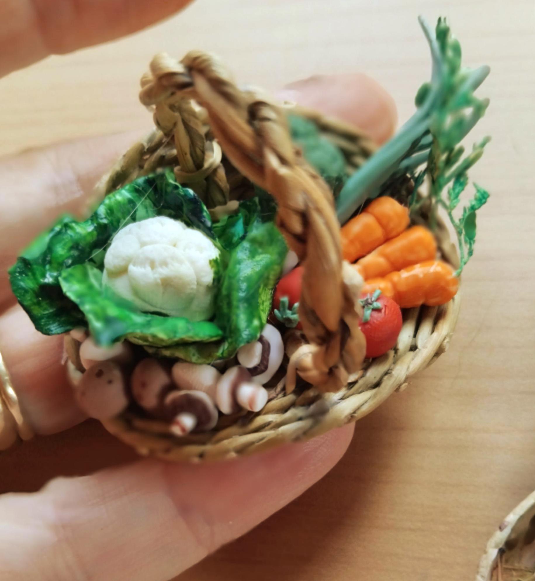 Handmade Tudor Banquet, 12th Scale Selection, Eggs, Vegetables, Salad ...