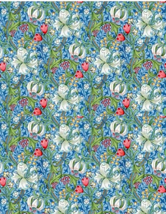 Instant Download Victorian Style Wallpaper A4 PDF Sheet 12th - Etsy