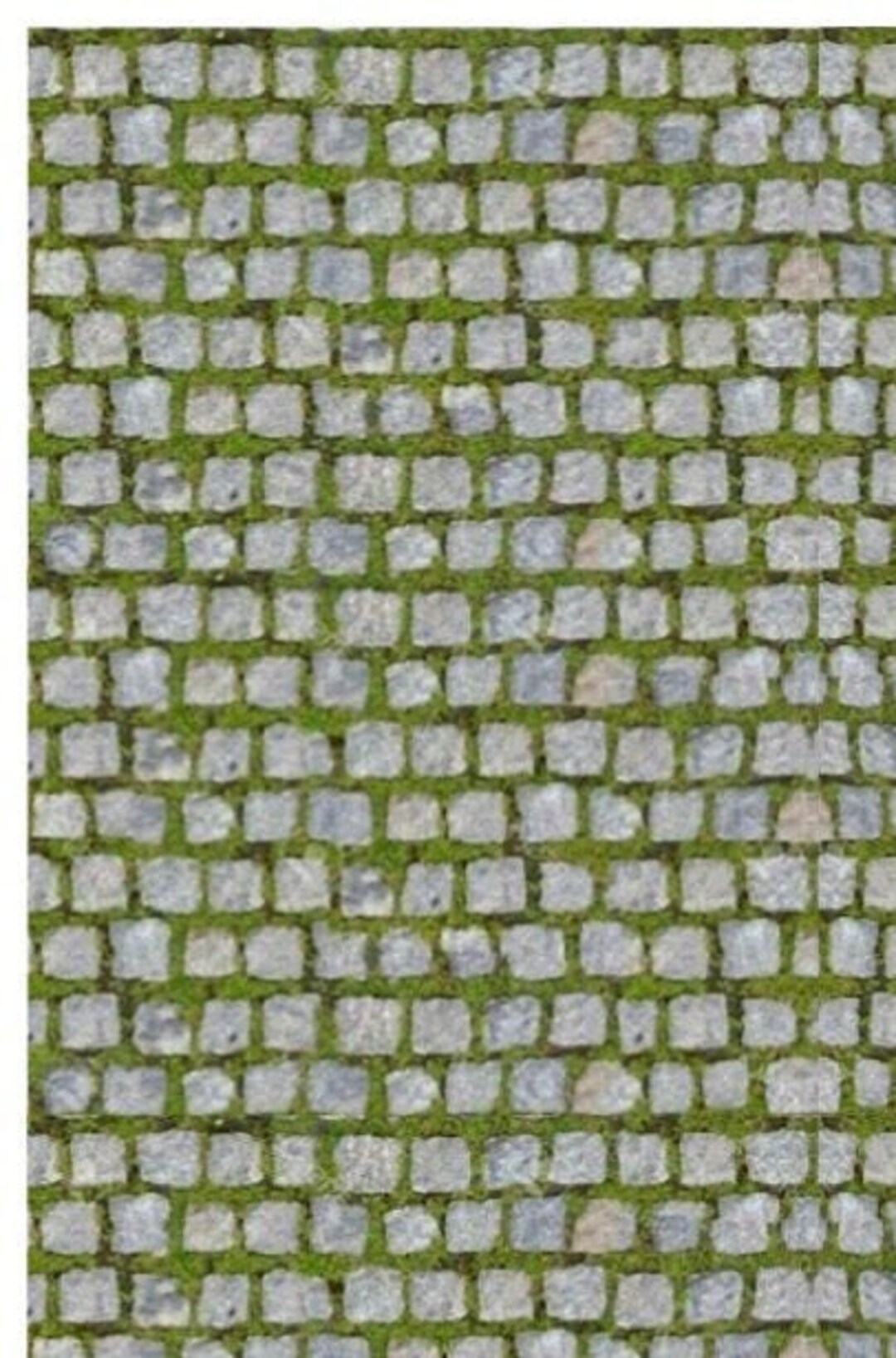 Instant Download Cobblestone Wallpaper A4 Sheet in 1:12th Scale, 24th ...
