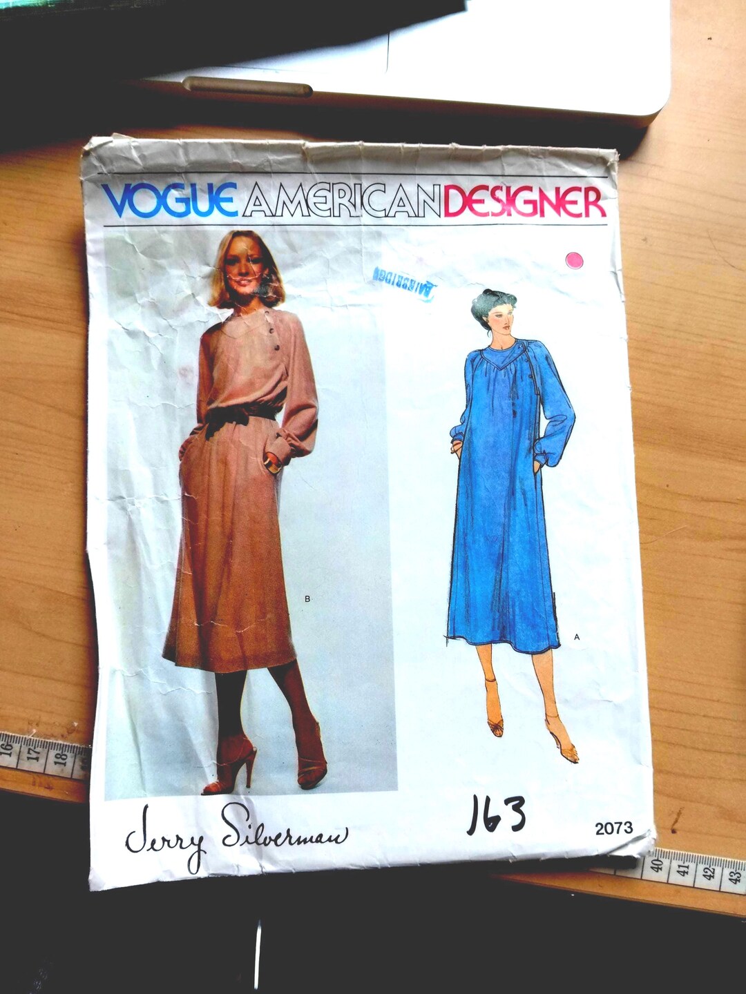 2073 Vogue American Designer, Jerry Silverman, Dress / Maternity Dress ...