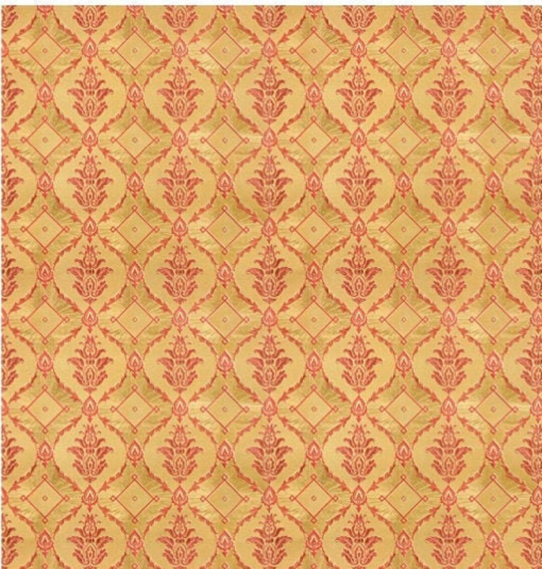 Instant Download Italian Style Wallpaper A4 PDF Sheet 12th Scale ...