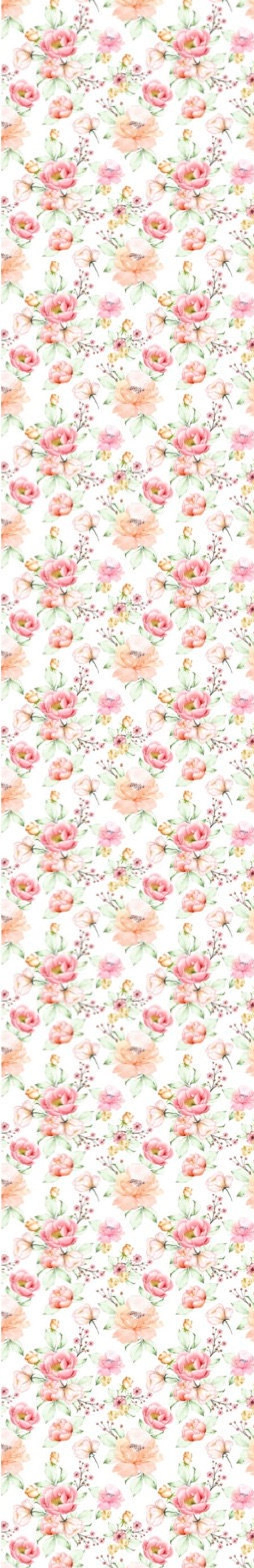 Instant Download Cottage Style wallpaper A4 PDF sheet 12th | Etsy