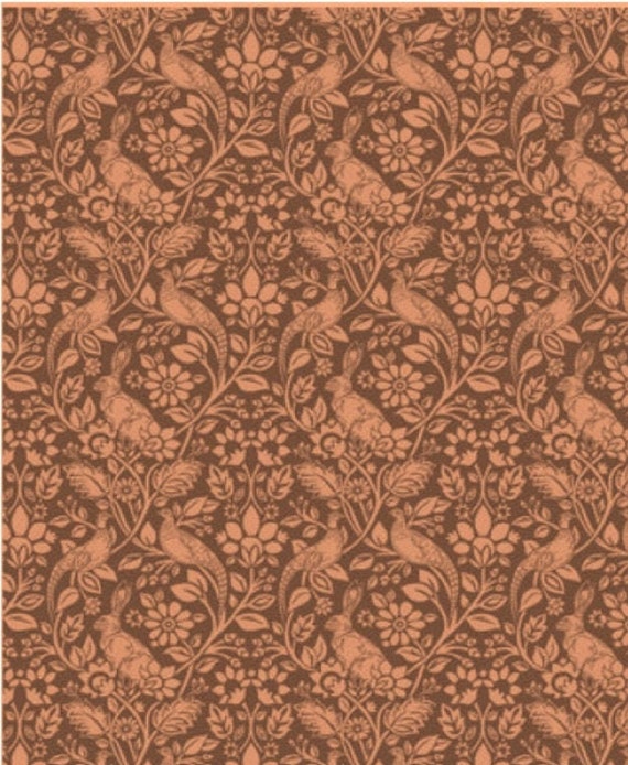 Instant Download Victorian Birds and Rabbits wallpaper A4 PDF | Etsy