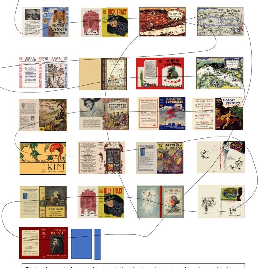 21 Children's Classics Book Mix 12th Scale Instant Jpeg PDF Download ...