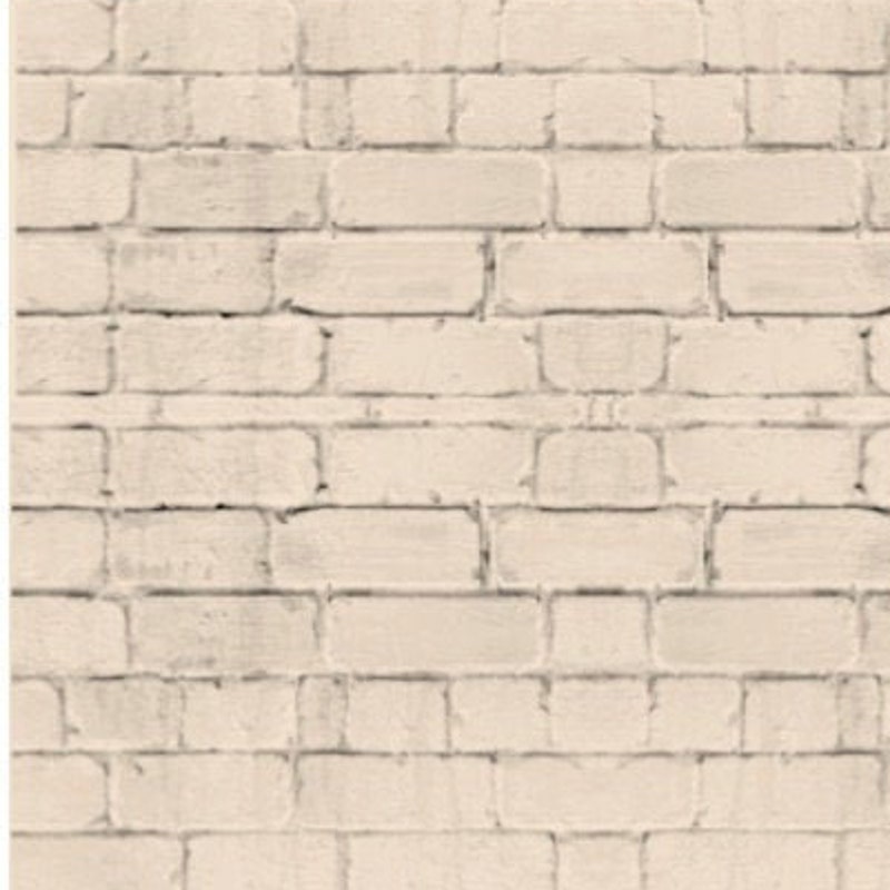 Cream Brick Wallpaper - Etsy