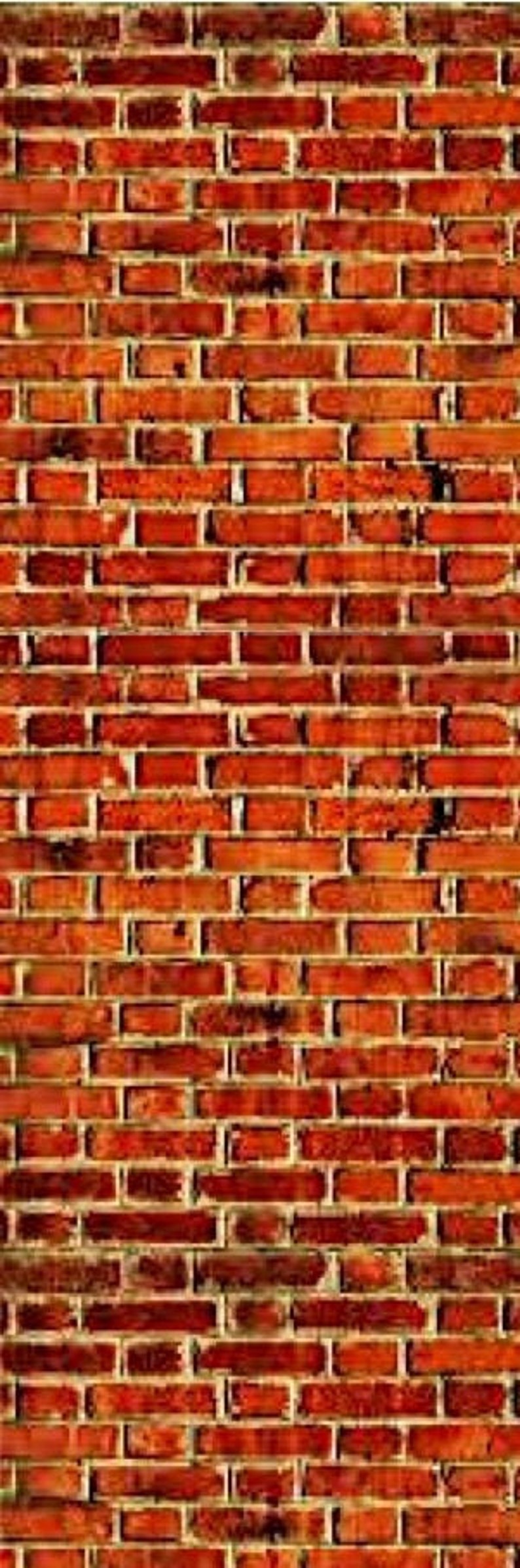 Instant Download Traditional Factory Brick Wallpaper A4 PDF Sheet 12th ...